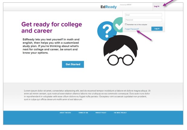 Logging In (Students) – EdReady